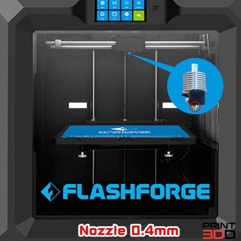 Nozzle for Flashforge หัวฉีดเส้นขนาด 0.4mm | 3DD Digital Fabrication ...
