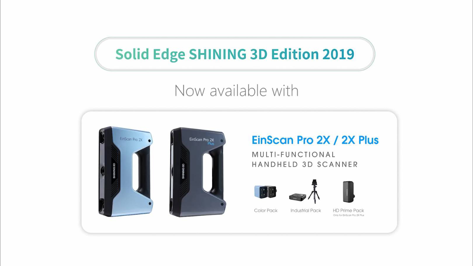 EinScan Pro 2X / 2X Plus Handheld 3D Scanner | 3DD Digital Fabrication เครื่องพิมพ์3มิติ ...