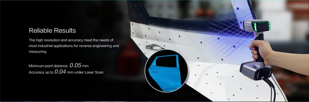 EinScan HX – 3D Scanner Hybrid Blue Laser & Blue LED | 3DD Digital Fabrication เครื่องพิมพ์3มิติ ...