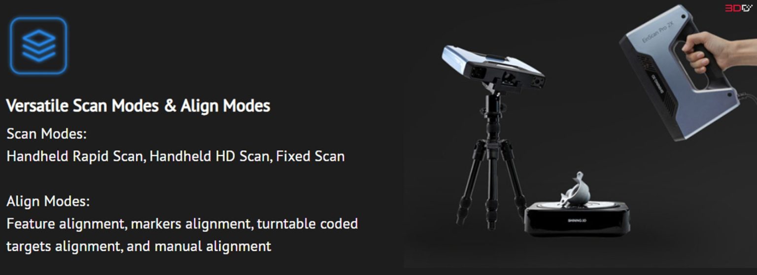 EinScan Pro 2X V2 new! | 3DD Digital Fabrication เครื่องพิมพ์3มิติ สแกนเนอร์ เลเซอร์