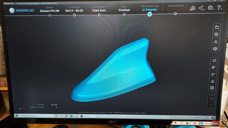 พิมพ์ครีบฉลามติดรถง่ายๆด้วย3D Scanner | 3DD Digital Fabrication เครื่อง ...
