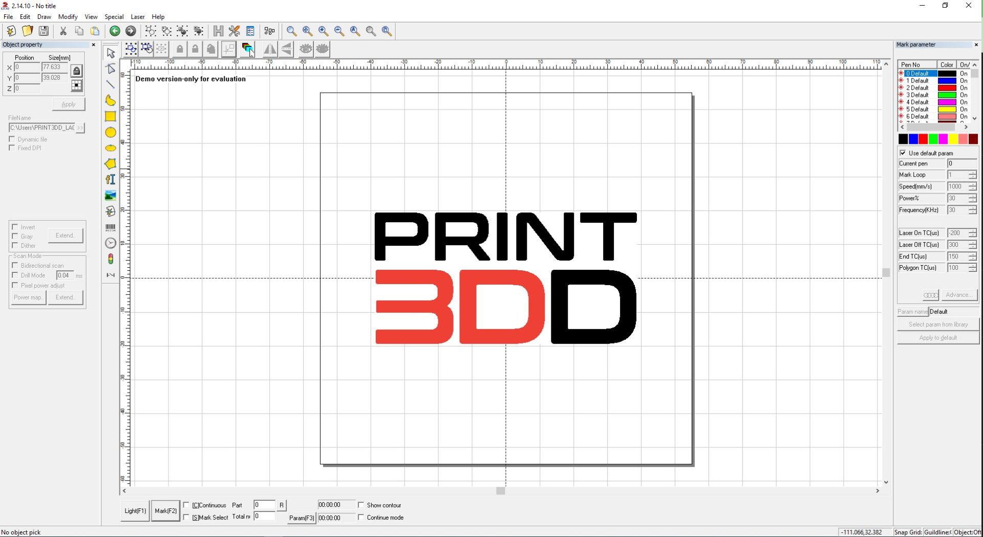 EZCAD2 | 3DD Digital Fabrication เครื่องพิมพ์3มิติ สแกนเนอร์ เลเซอร์
