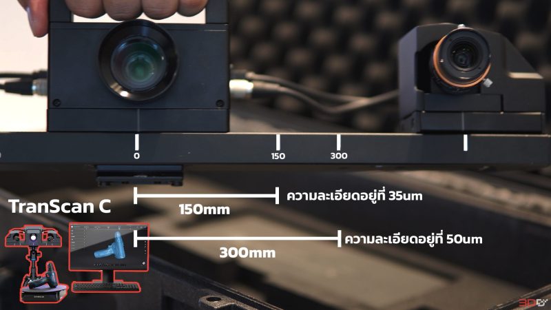 TranScan C สแกนเนอร์ละเอียดสูง 35um Fixed Scan เก็บสี Full Color 24bit (incl. Solid Edge) | 3DD ...