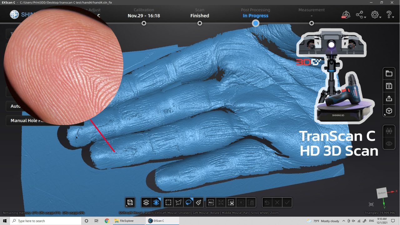 TranScan C สแกนเนอร์ละเอียดสูง 35um Fixed Scan เก็บสี Full Color 24bit ...