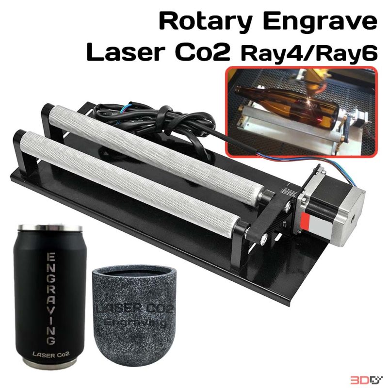 Rotary Engrave Laser Co2 For Ray4/Ray6 | 3DD Digital Fabrication ...
