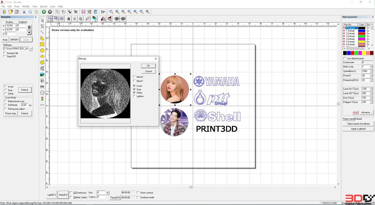EZCad2 : การใช้งานสำหรับผู้เริ่มต้น | 3DD Digital Fabrication เครื่อง ...