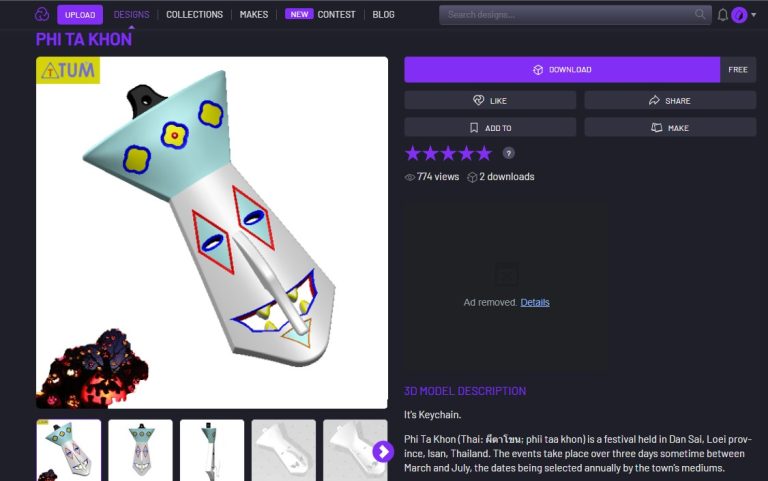 สืบสานวัฒนธรรมพื้นบ้าน ผีตาโขน | 3DD Digital Fabrication เครื่องพิมพ์3 ...