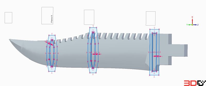 Reverse Engineer : ปลอกมีดพลาสติก | 3DD Digital Fabrication เครื่องพิมพ์3มิติ สแกนเนอร์ เลเซอร์