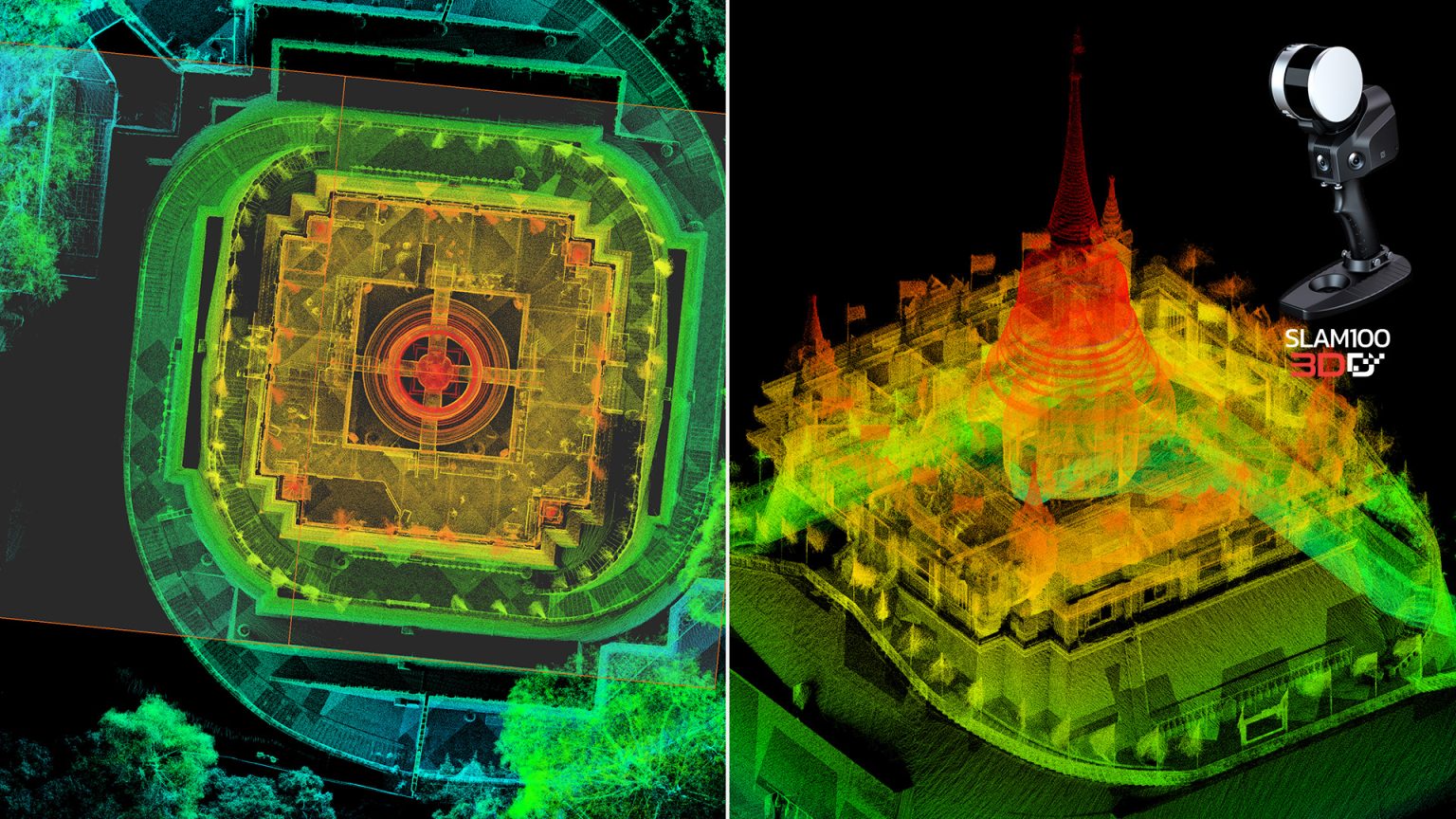 SLAM100 Handheld Lidar Scanner | Space Capture แบบมือถือระดับโปรเครื่อง ...