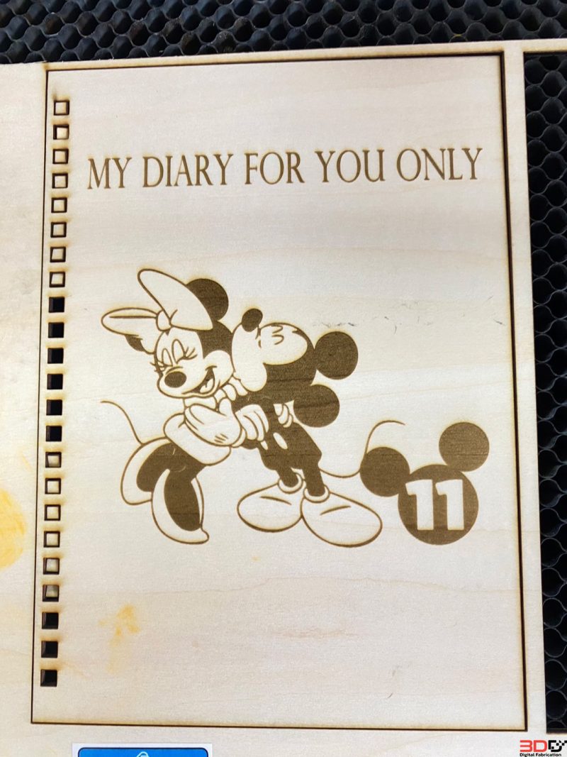 My Diary และของขวัญสุดพิเศษเฉพาะคนสำคัญ จากเครื่อง Laser | 3DD Digital ...