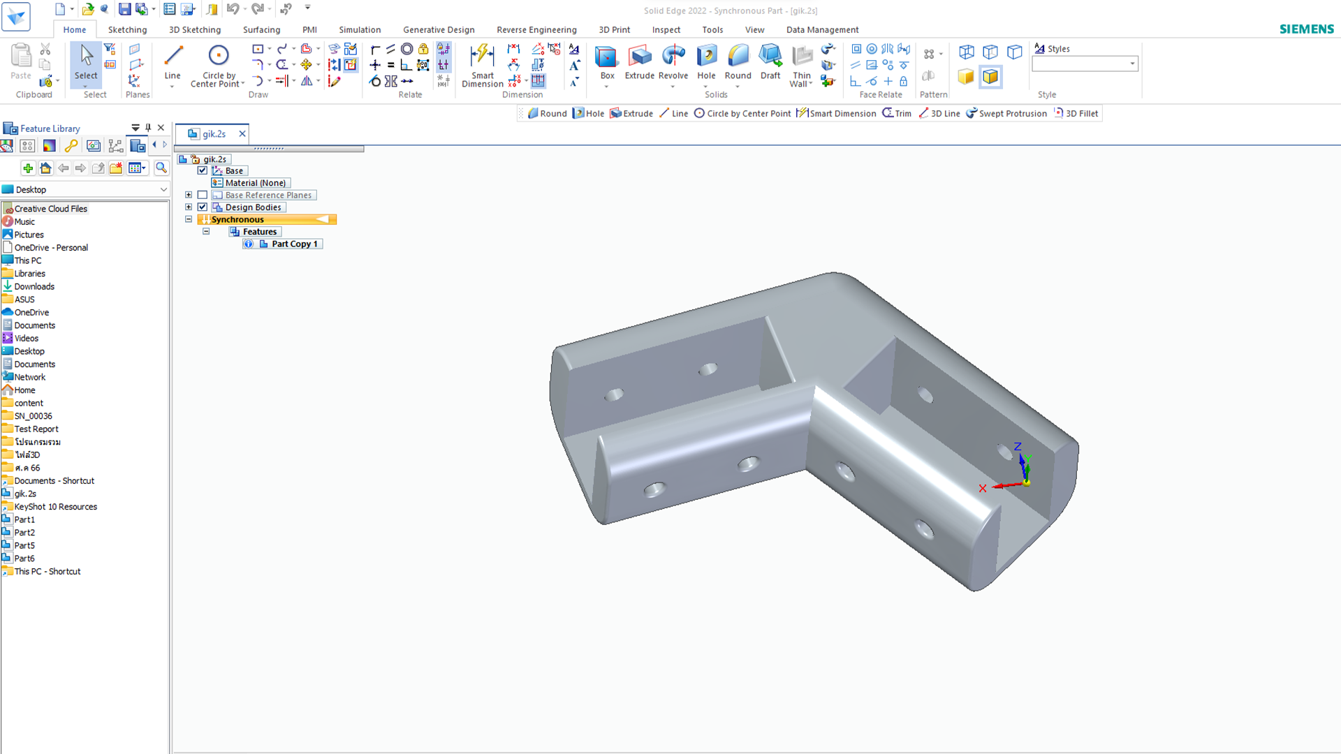 3DPrinting Design โต๊ะไม้ 6เหลี่ยม ไว้ต้อนรับแขก | 3DD Digital ...