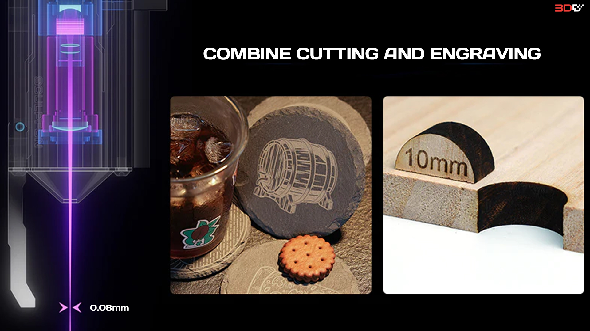 Ray-Cube Diode Laser 5W Engraver&Cutting | 3DD Digital Fabrication ...