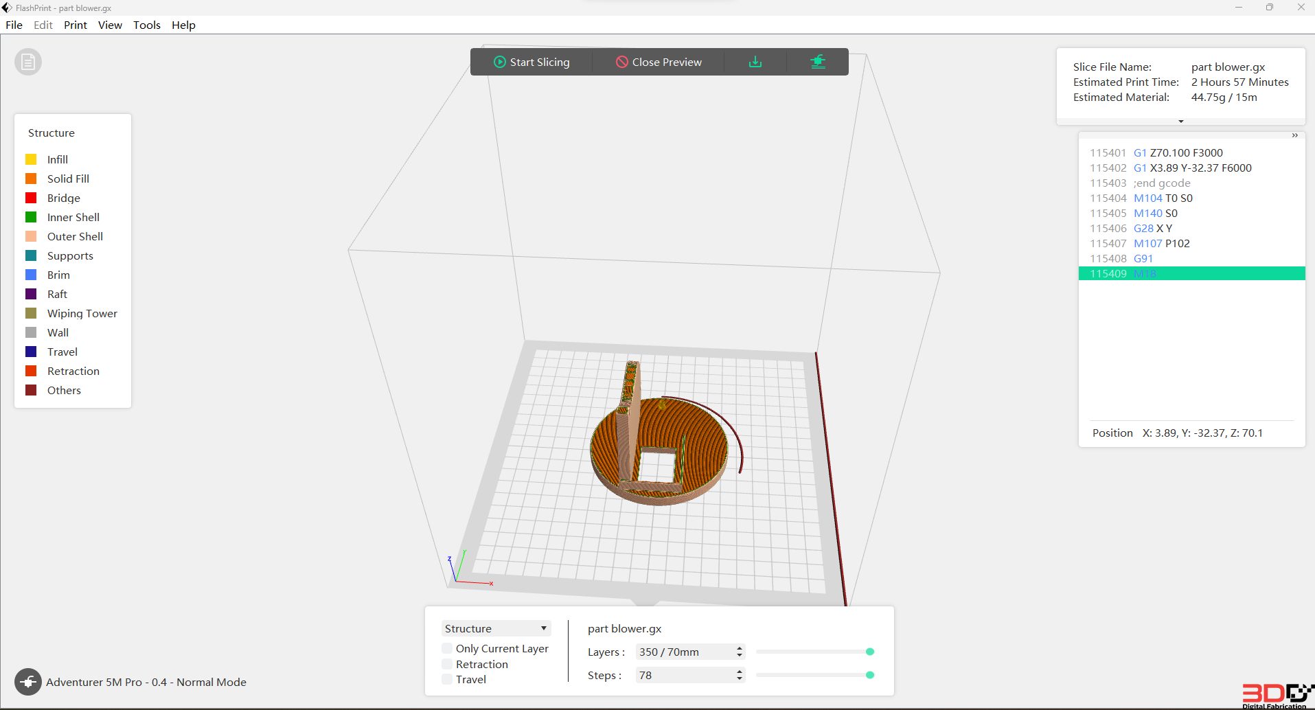 Blower Fan form 3D ปล่องพัดลมช่วยดูดอากาศ ดูดควัน | 3DD Digital Fabrication เครื่องพิมพ์3มิติ ...