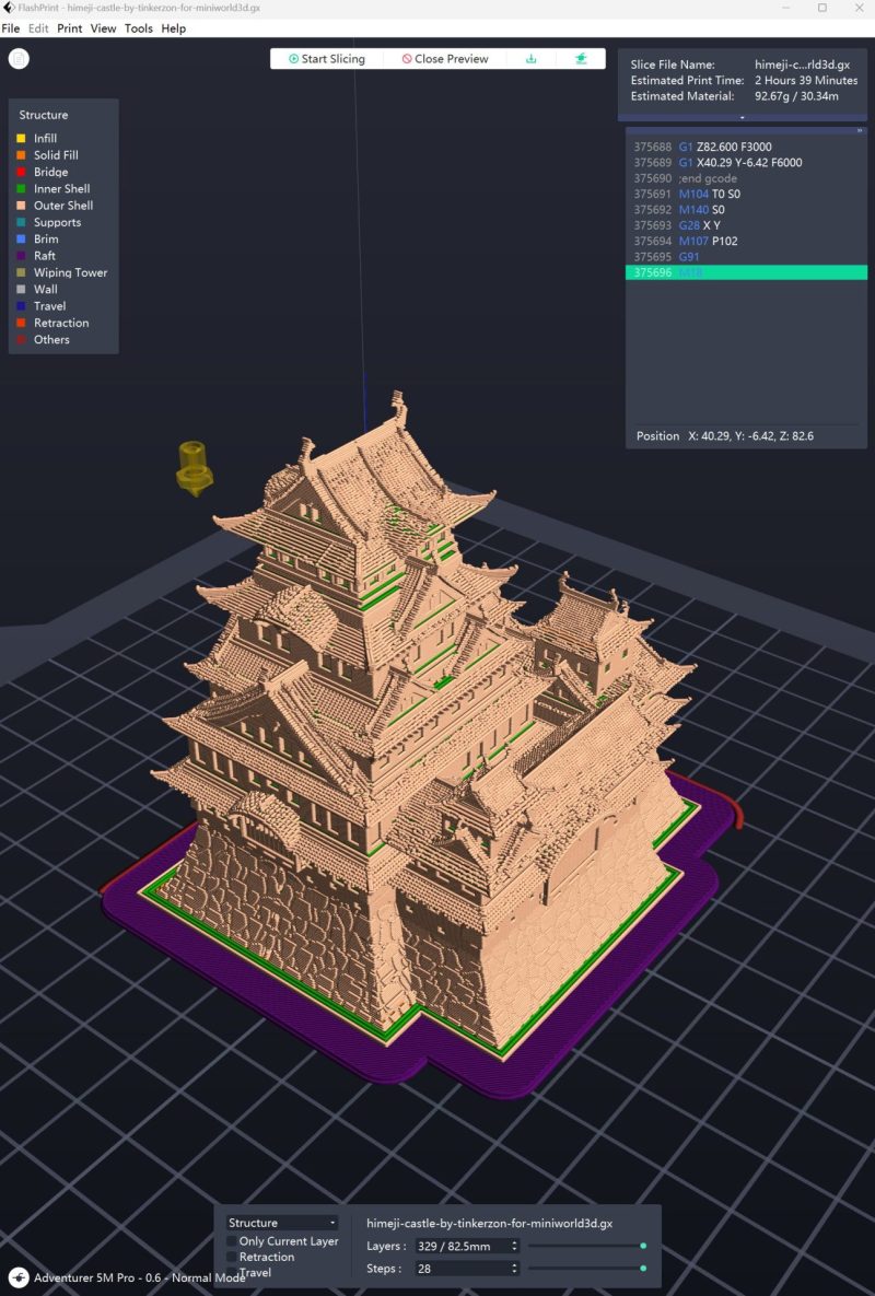 FreeDD#1 ปราสาทฮิเมจิ ฟรี 3D Model | 3DD Digital Fabrication เครื่อง ...