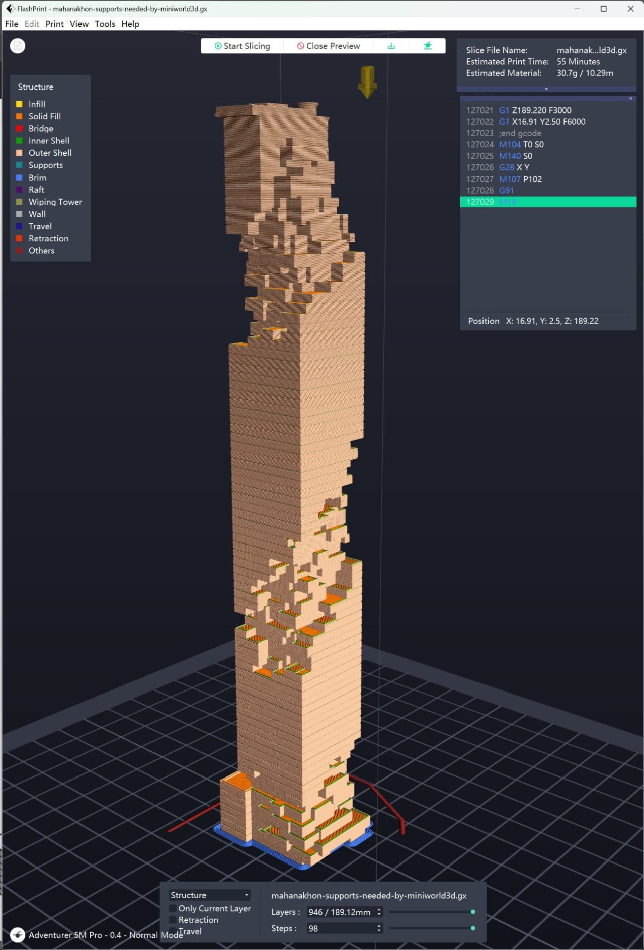 FreeDD#2 ตึกมหานคร Mahanakhon ฟรี 3D Model | 3DD Digital Fabrication ...