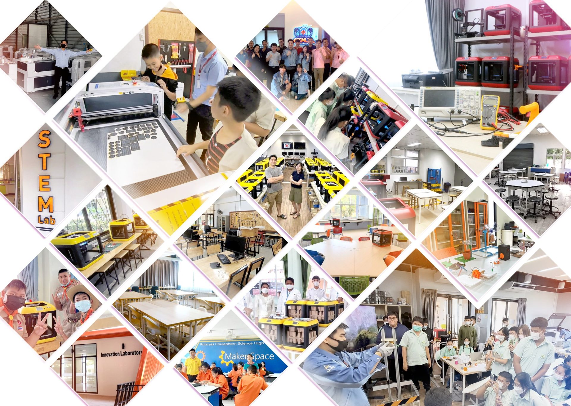 เด็กไทยทันโลก #STEMLAB ห้องแล็ปนวัตกรรมขั้นสูง 200 โรงเรียนทั่วไทย ดาวเทียมก็ทำ หุ่นยนต์ก็มี ...