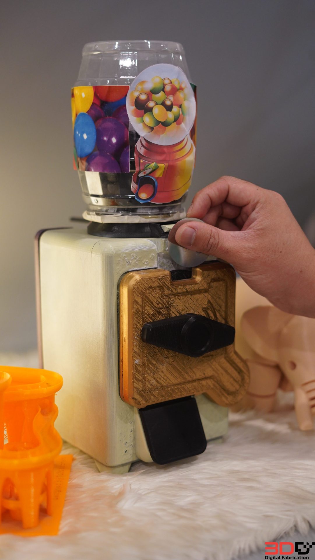 Vending Machine เครื่องหมุนแจกขนมมหัศจรรย์ | 3DD Digital Fabrication ...