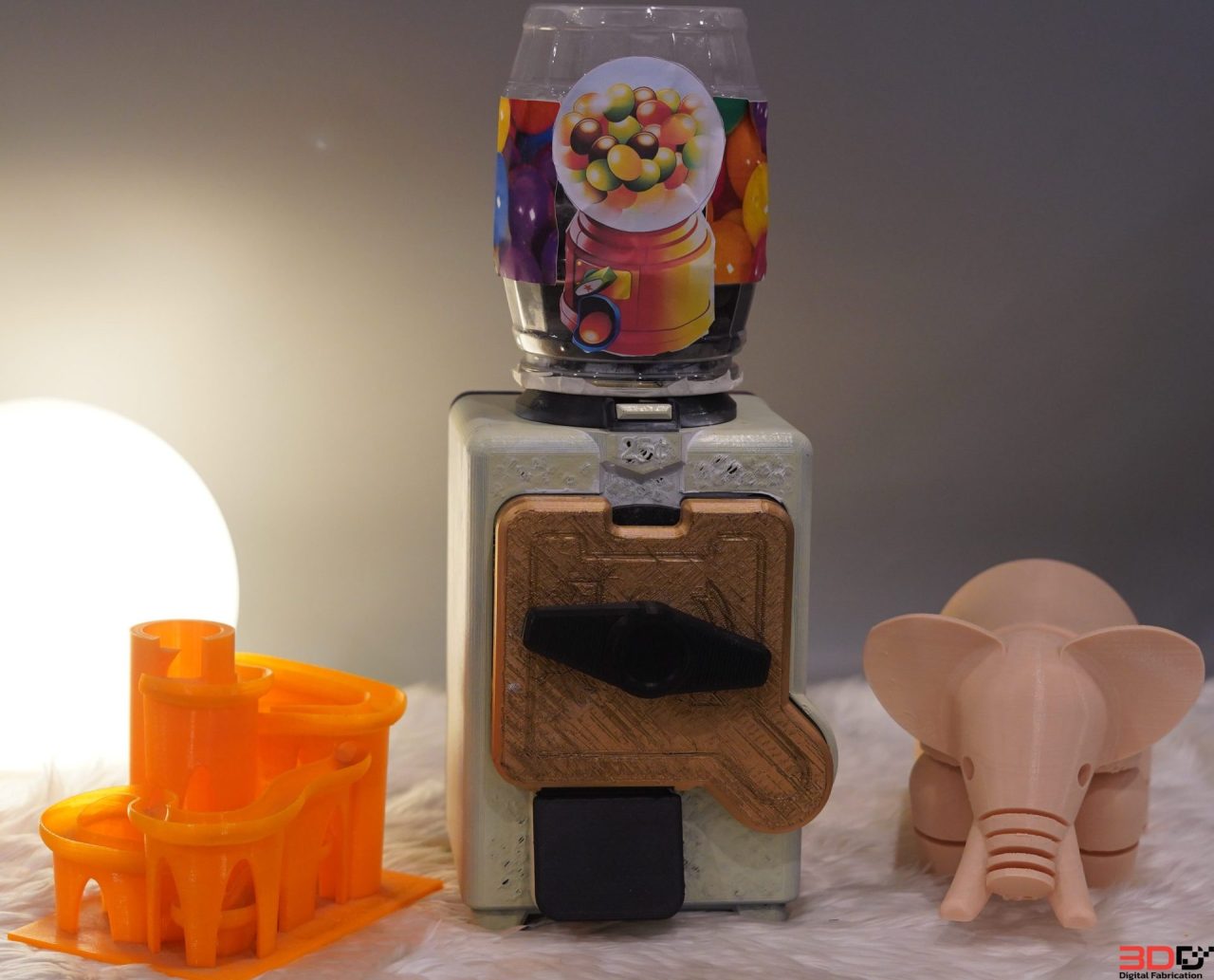 Vending Machine เครื่องหมุนแจกขนมมหัศจรรย์ | 3DD Digital Fabrication ...