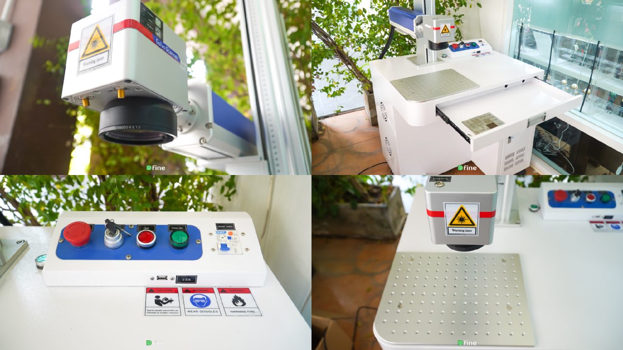 RAY MARK 3D Station 60Wเครื่องแกะสลักเลเซอร์ 3มิติ Engrave Laser Fiber ...