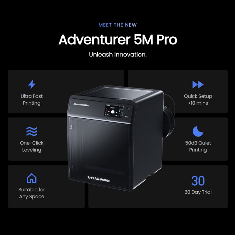 Flashforge Adventurer 5M Pro | 3DD Digital Fabrication เครื่องพิมพ์3 ...