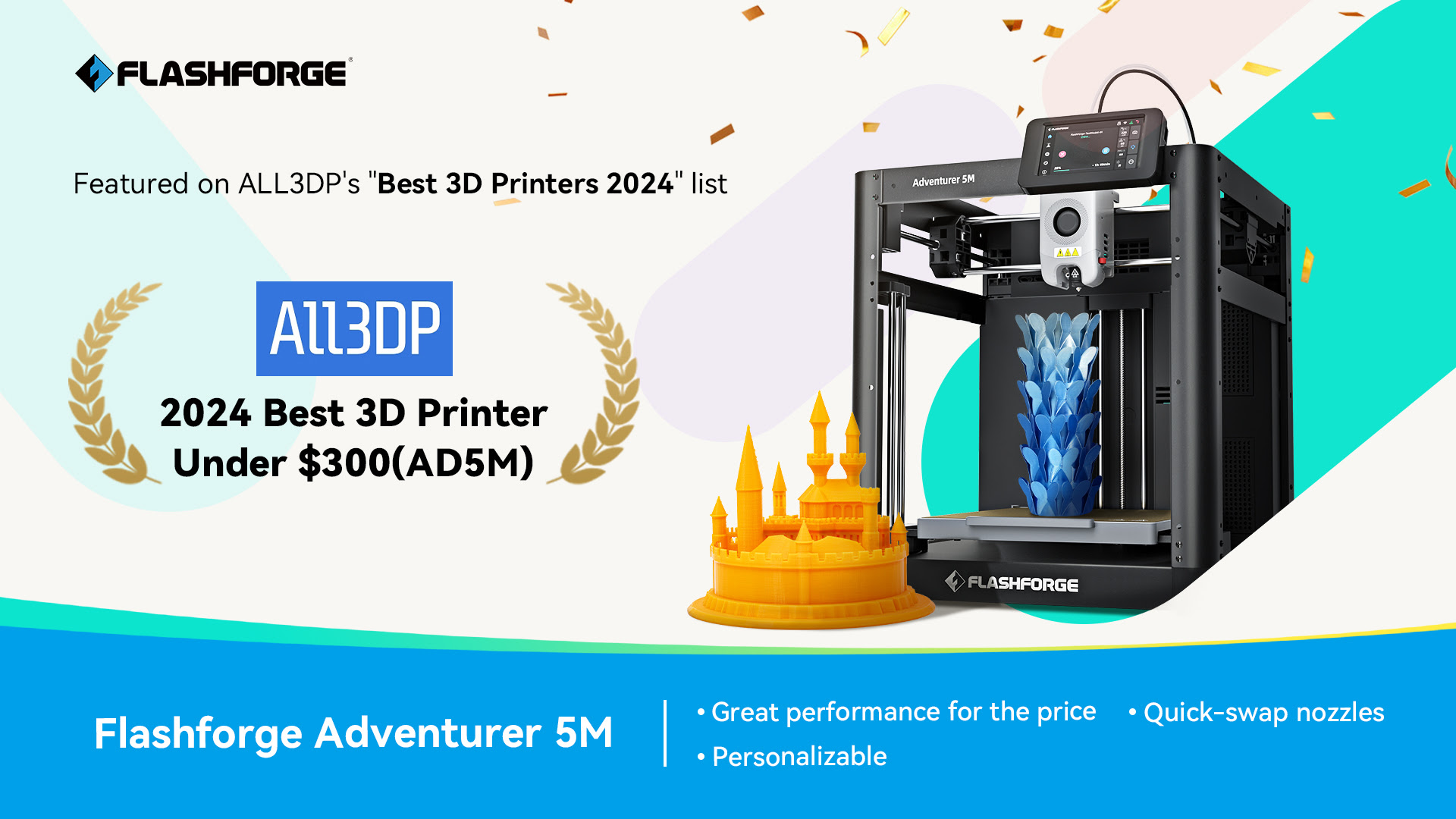 2024 Best 3D Printer : ADV 5M, 5M Pro ได้รางวัลเครื่องพิมพ์ยอดเยี่ยมของ ...