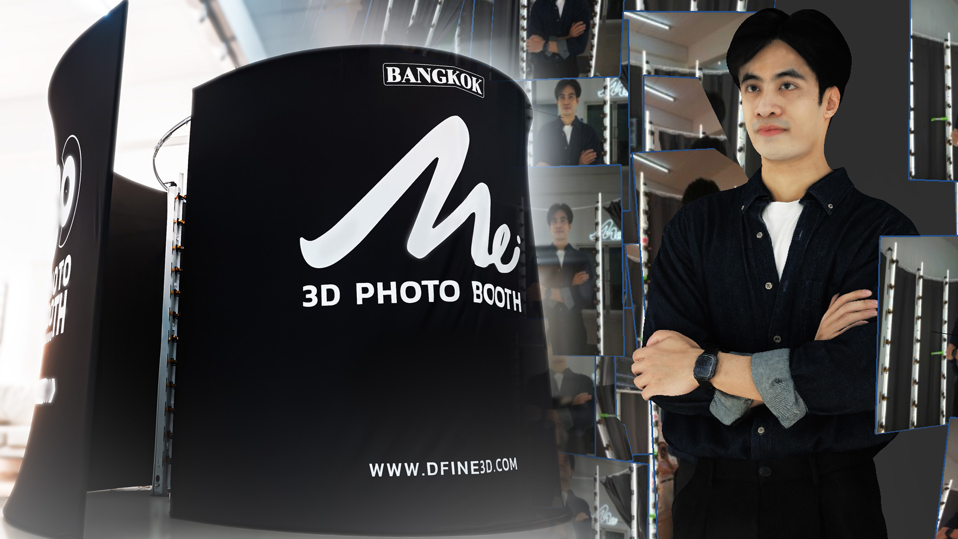 Dfine100 Gen3 Photogrammetry 3D Scan System ถ่ายบุคคล 3มิติเต็มตัว สแกนคน Characters | 3DD ...