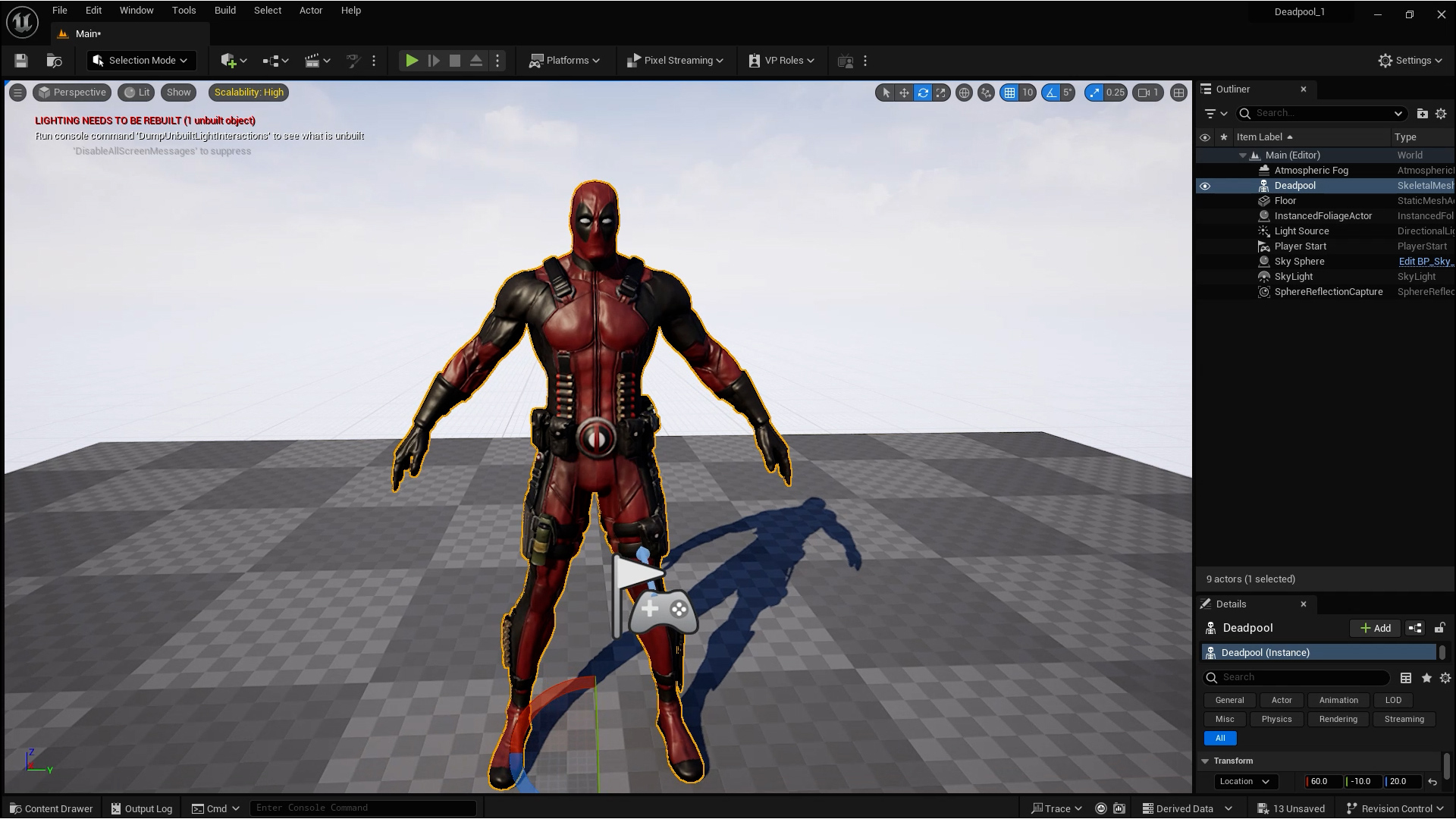 สวมบทฮีโร่สุดกวน Deadpool ด้วย Motion Capture | Rokoko Mocap Suit | 3DD ...