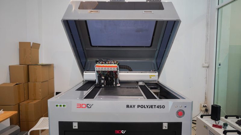 Ray PolyJet 450 เครื่องพิมพ์ 3มิติระบบ UV ลงสี CMYK ในตัว | Full Color ...