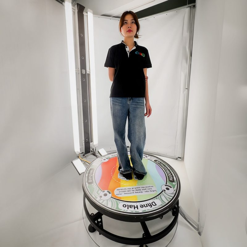 Dfine Halo เครื่องสแกนเต็มตัว Full Body 3D Scanner แบบโคจรรอบวัตถุ ...