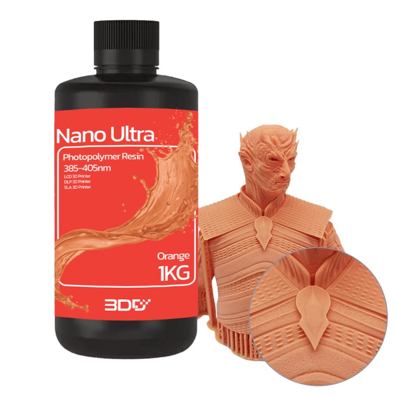3DD Nano Ultra-Detail Resin 1Kg เรซิ่นความละเอียดสูงสุด สีส้ม | 3DD ...