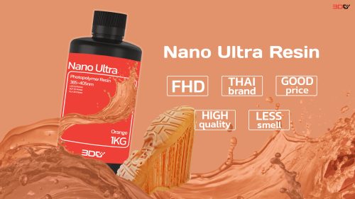 3DD Nano Ultra-Detail Resin 1Kg เรซิ่นความละเอียดสูงสุด สีส้ม | 3DD ...