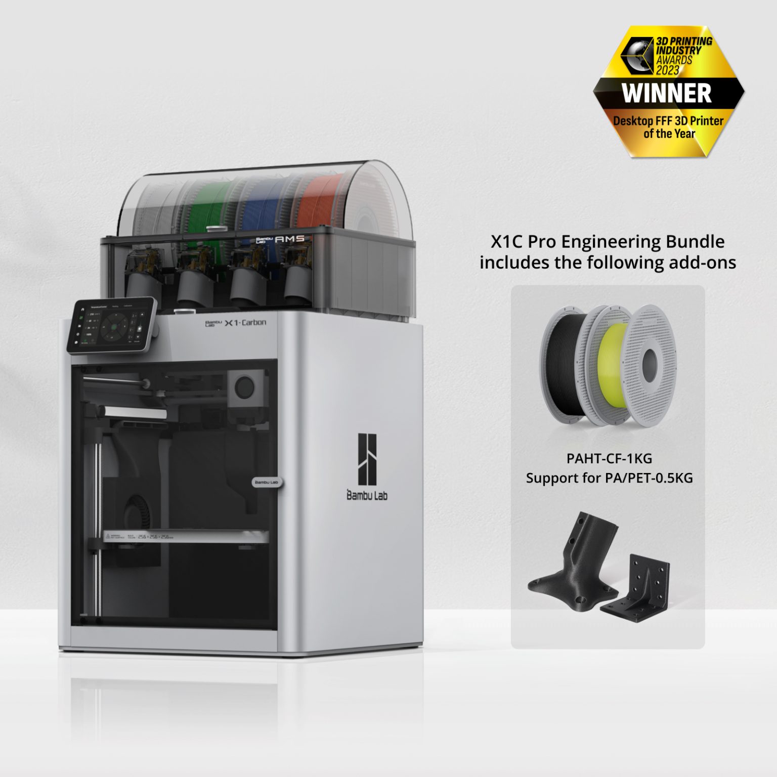 Bambu Lab X1 Carbon / Combo เครื่องพิมพ์3มิติ ผสาน Lidar 256x256x256mm ...