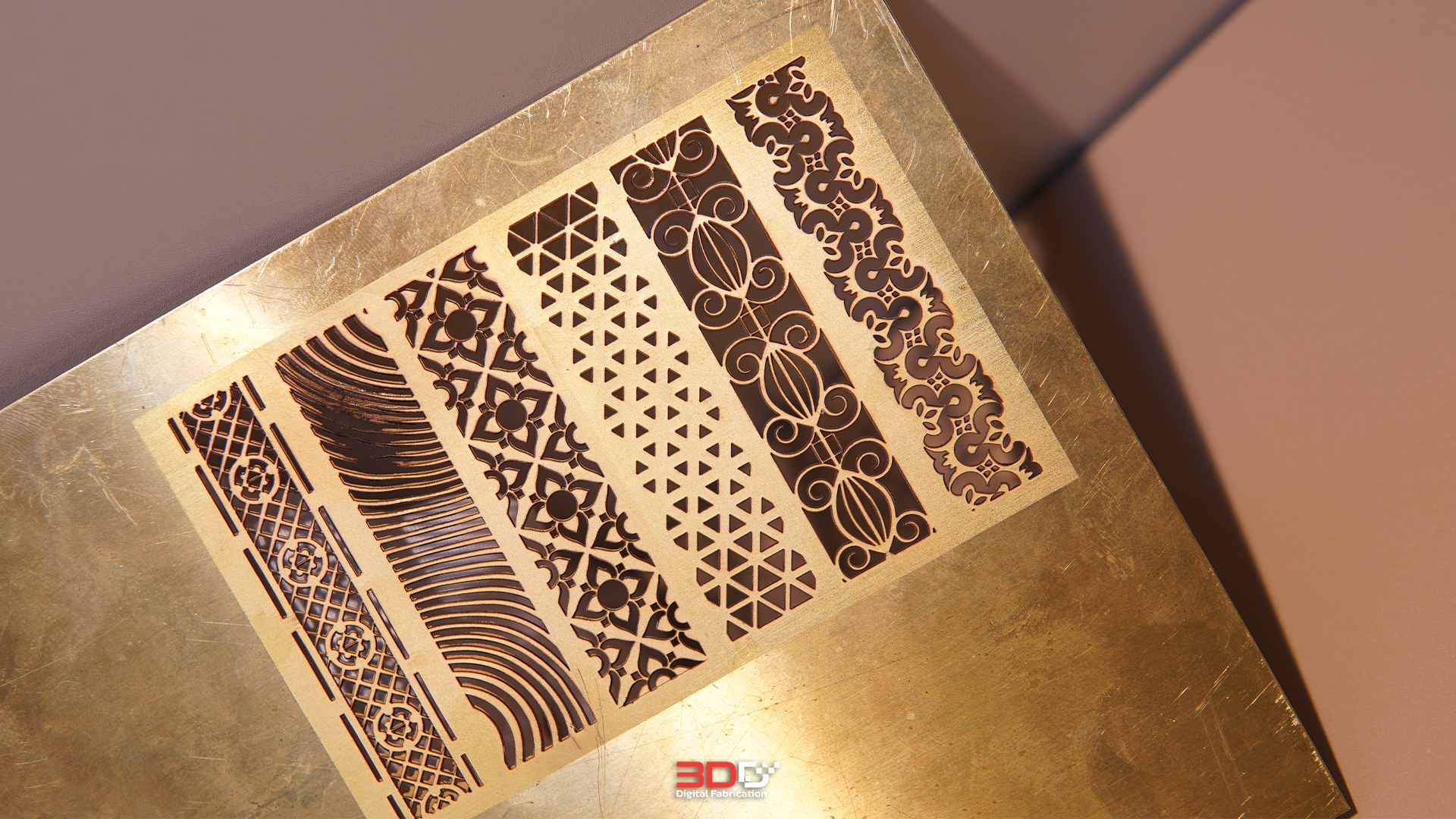 ฉลุลายแผ่นโลหะด้วย Laser | Ray Mark 3D | 3DD Digital Fabrication ...