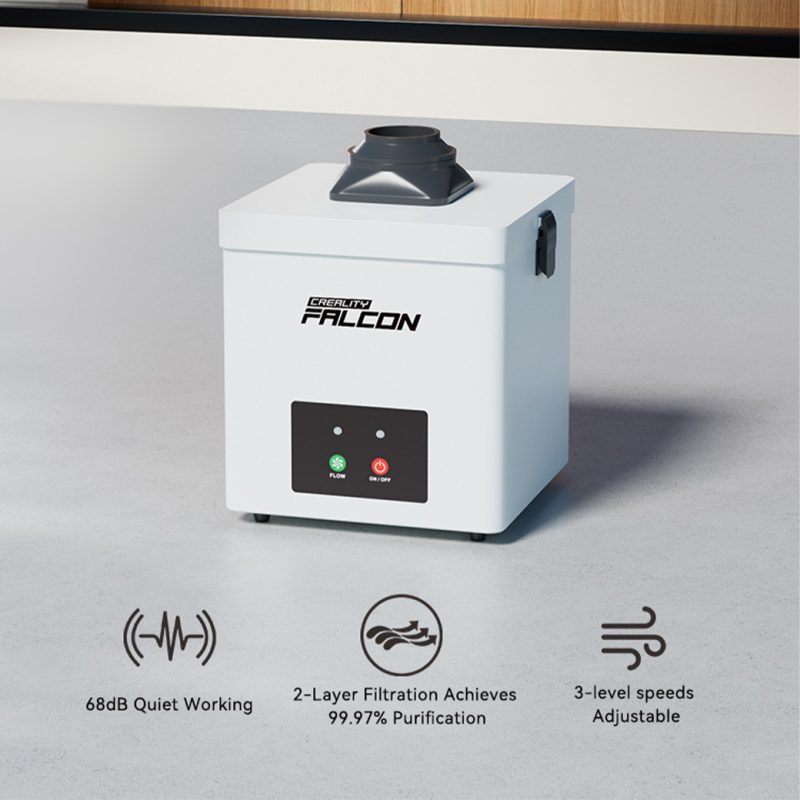 Creality Falcon Smoke Purifier 45W/180W | เครื่องดูดกลิ่นและควัน สำหรับ ...
