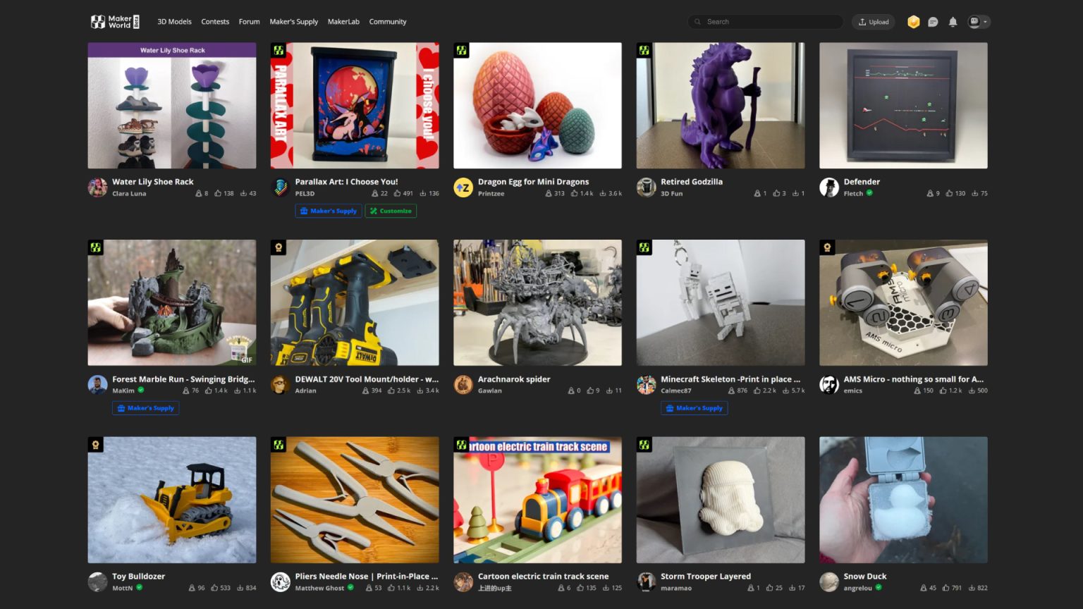 เลือกมาให้แล้วกับ 6 เว็บไซต์ ดาวน์โหลดไฟล์ 3D Model ฟรี ในปี 2025 | 3DD ...