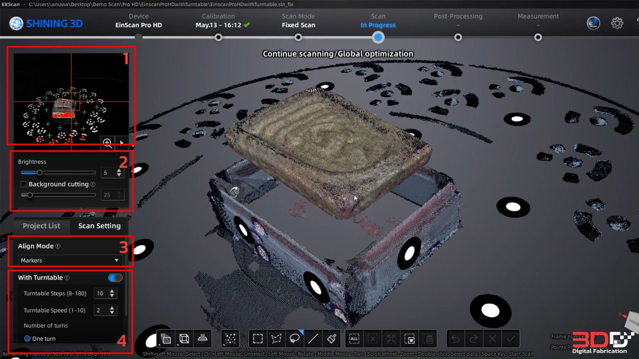 สร้างโมเดล 3D เสมือนจริงด้วย BlueStar Mapping + Einscan Pro HD Industrial pack | 3DD Digital ...