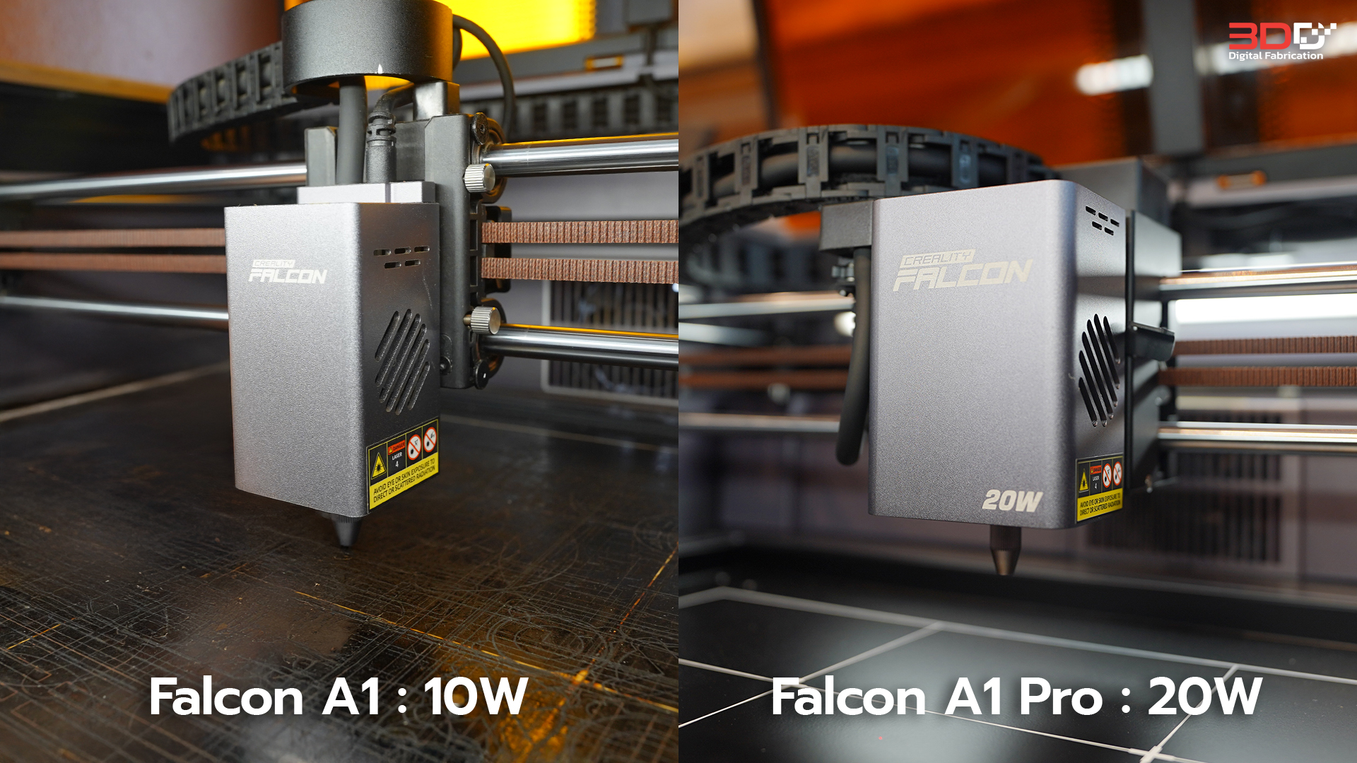 รีวิวเปรียบเทียบ Falcon A1 VS A1 Pro เครื่องเลเซอร์สำหรับใช้งานในบ้าน ...