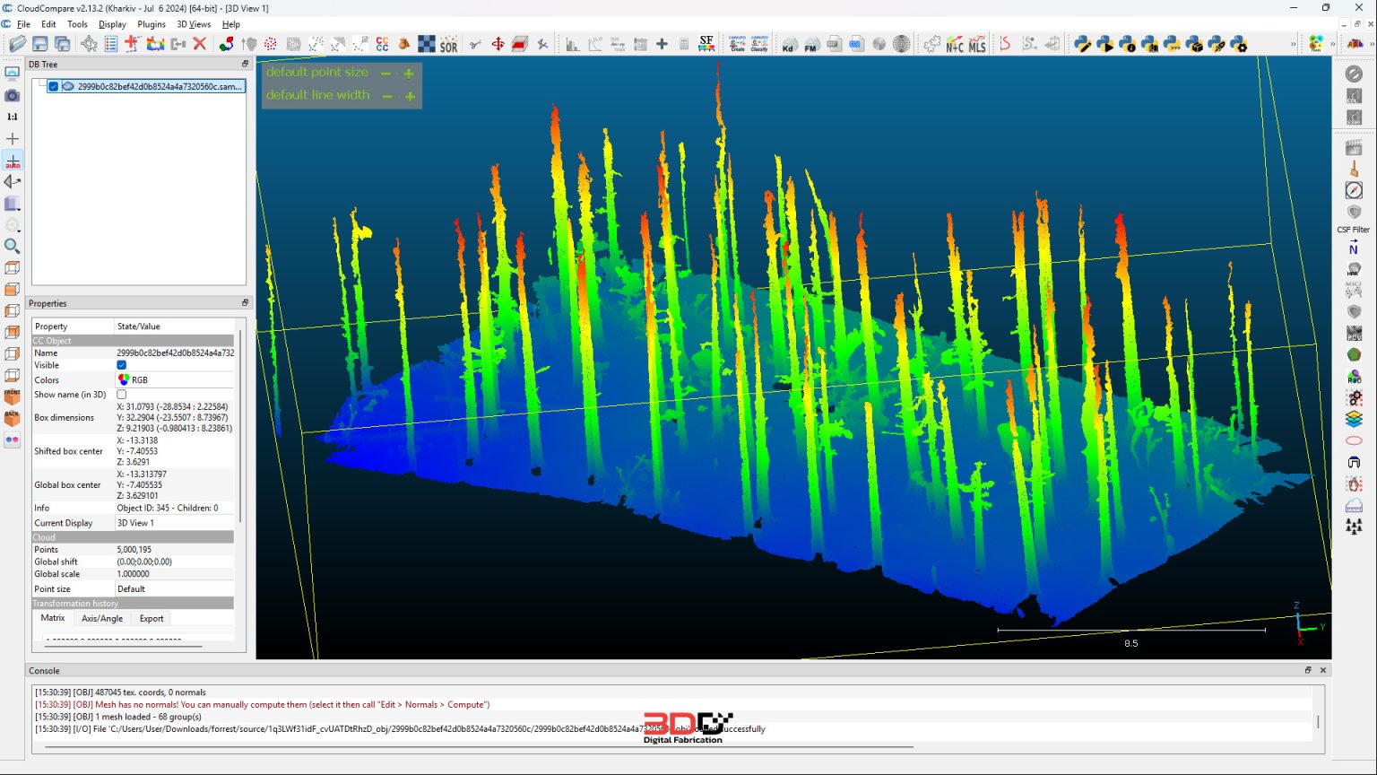Cloud Compare โปรแกรมจัดการ Point Cloud ฟรี!! | 3DD Digital Fabrication ...